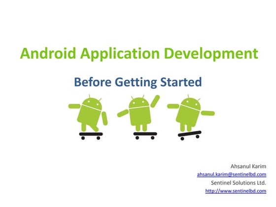 Mobile Application Development With Android Ppt