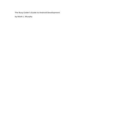 Android App Development How To Develop Android Apps Without Learning Code Pdf 