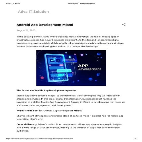 Mobile App Development Agency In Miami.pdf
