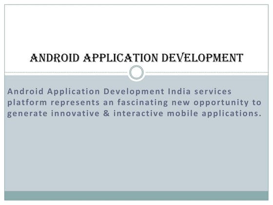 Daffodil Android App Development Portfolio | PDF | Computer Software ...