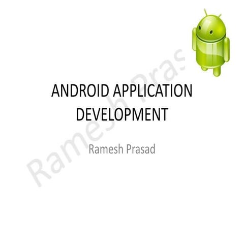 Android Application Development Ppt 2082