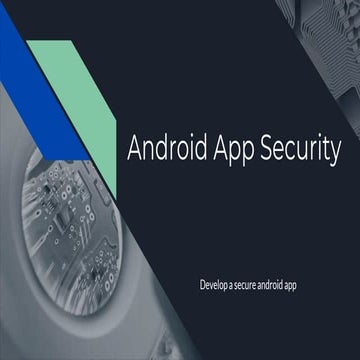 Android App Security Pptx