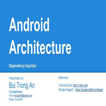 Android Architecture Pptx Programming Languages Computing