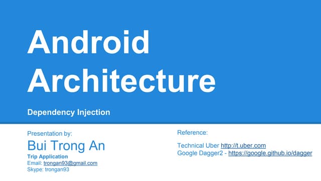 Android Architecture Pptx Programming Languages Computing