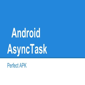 Android Asynctask Tutorial Ppt 