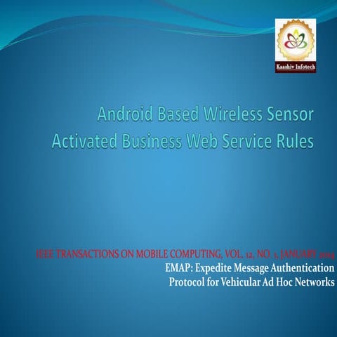 Emap Expedite Message Authentication Protocol For Vehicular Ad Hoc Networks Ppt 