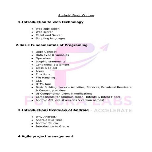 Android basic course | PDF
