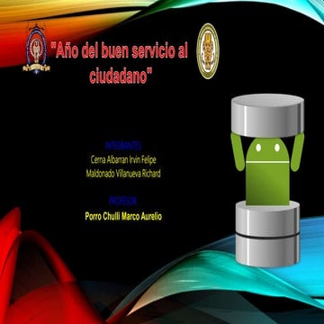 Conexion de base de datos sqlite | PPTX