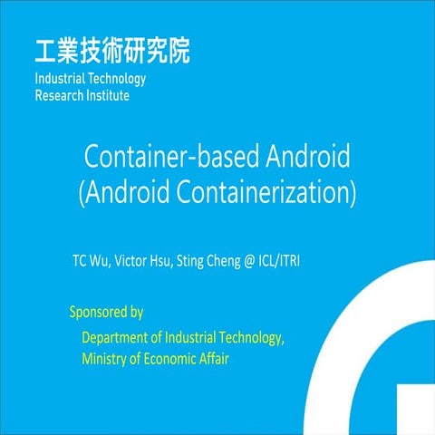 Android containerization in brief | PPT