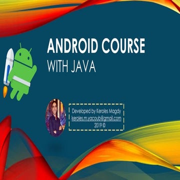 Android course session 6 ( intoduction to android) | PPT