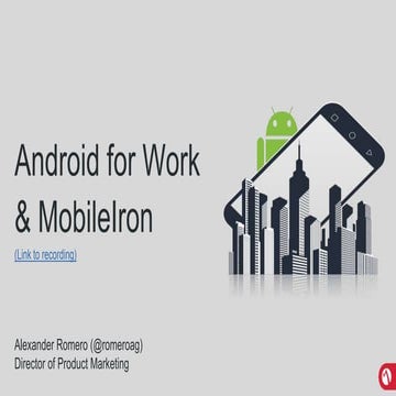 Overview of Android for Work | PDF