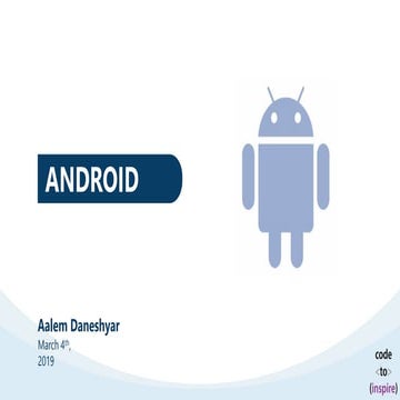 Android introduction | PPT