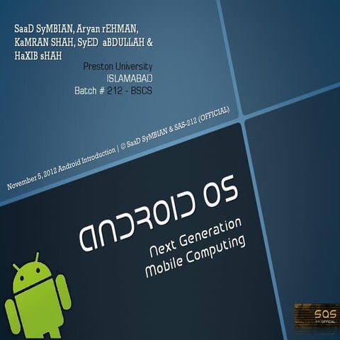 Android operating system | PPT
