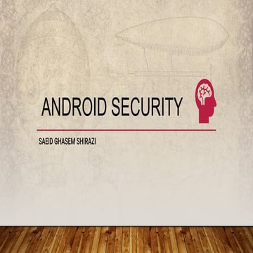 Android Penetration Testing(Android Security) | PPT