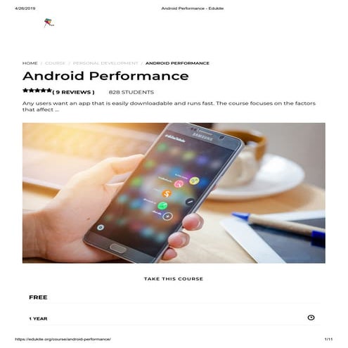 Android Performance - Edukite | PDF