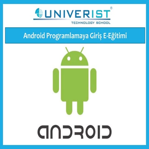 Android Programlamaya Giriş E-Eğitimi | PDF
