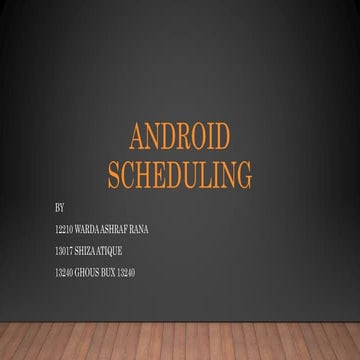 Android scheduling.pptx