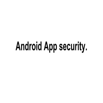 Android App Security | PDF