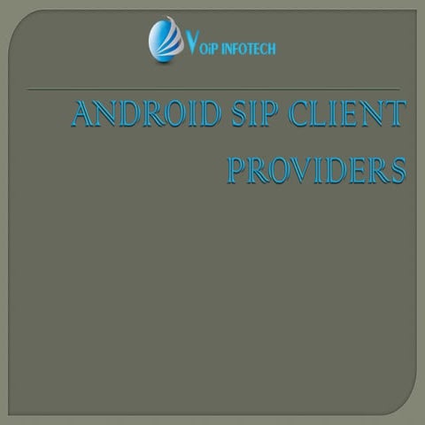Android sip client | PPT