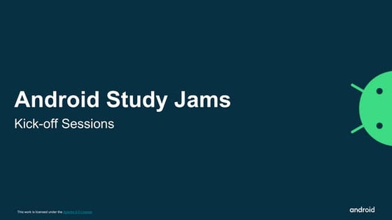 Android study jam | PPT Android study jam | PPT