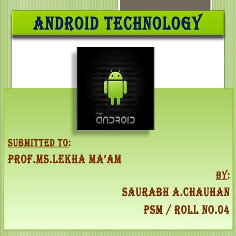 Android technology | PPT