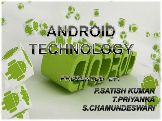 Introduction To Android Ppt Ppt