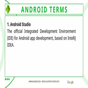 android terms.pptx to help information technology students | PPTX