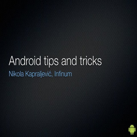 Android tips and tricks | KEY | Operating Systems | Computer Software ...