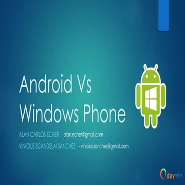 Android vs Windows Phone | PPT
