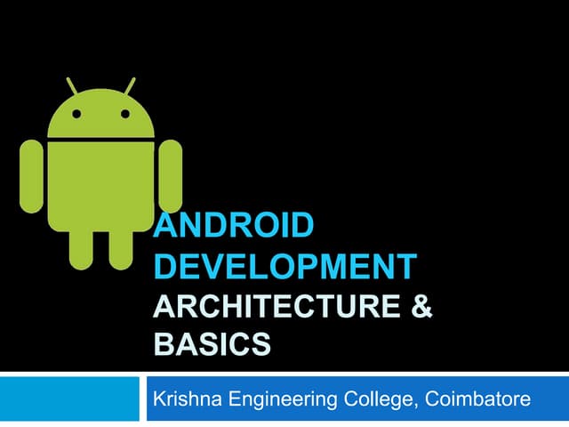Android Development Workshop Ppt