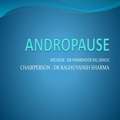 Andropause | PPTX
