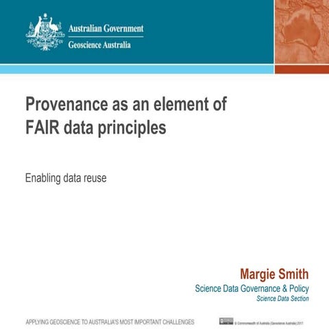 #4 FAIR - Provenance as an element of FAIR data principles - 20-09-17 | PPT
