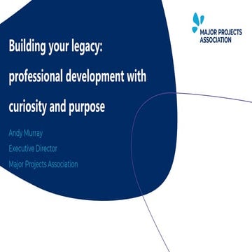 Andy Murray - Building your legacy: professional development with ...