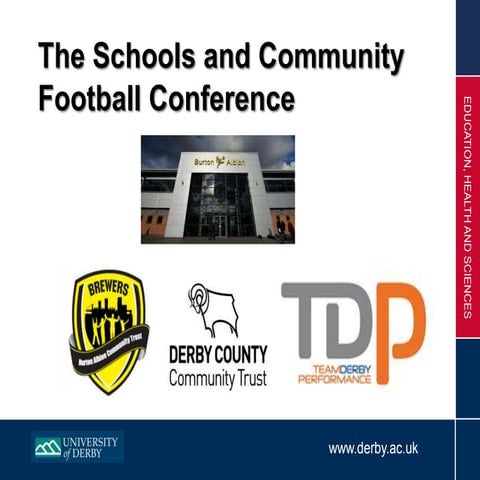 Schools and Community Football Conference, Andy reed obe key note | PPTX