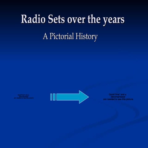 Radio sets over the years | PPT | Music | Entertainment