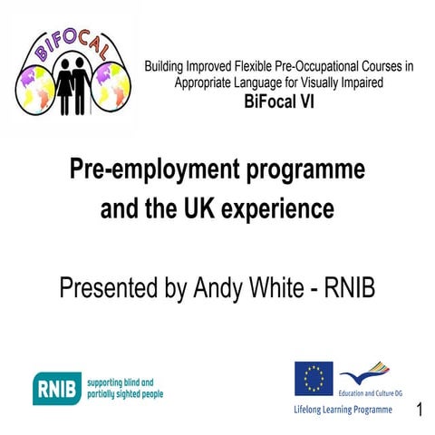 Pre-employment programme | PPT