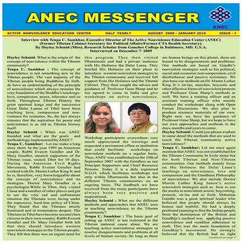 Anec 1st newsletter | PDF