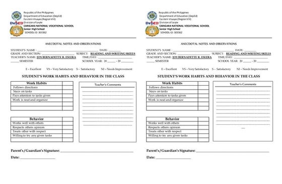 Drop out-form template | PDF