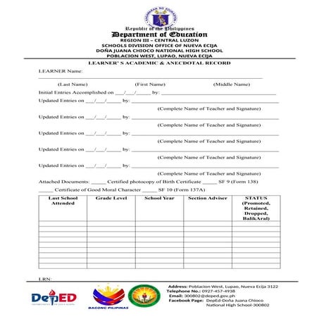 ANECDOTAL RECORD-Department of Education.docx