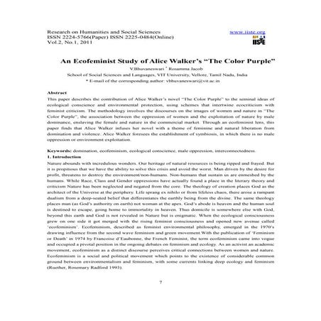 The color purple | PPTX