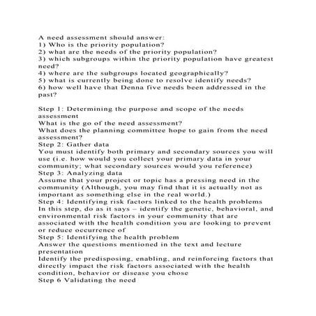 Assessing Community Health Care Needs.docx