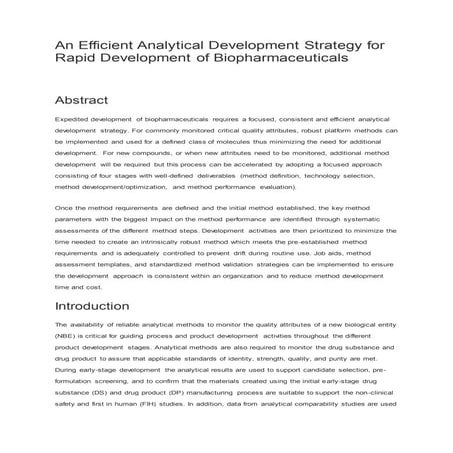 Process Analytical Technology (PAT) | PPTX