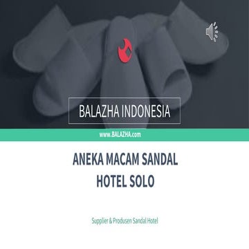 Aneka Macam Sandal Hotel Bogor | PDF