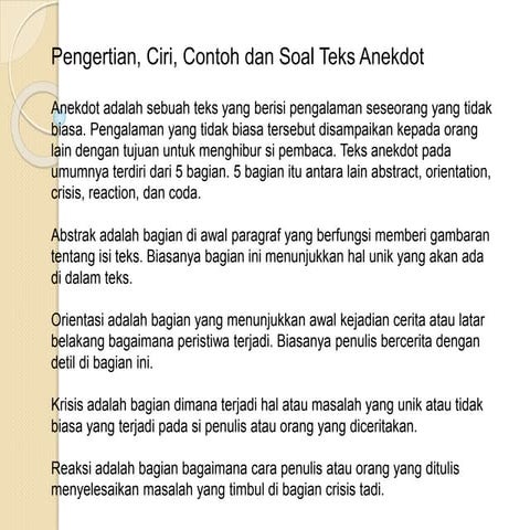 Anekdot | PPTX