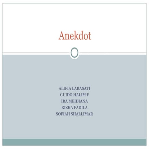 Ppt teks anekdot | PPT