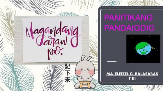 Nagkaroon ng Anak sina Wigan at Bugan | PPTX