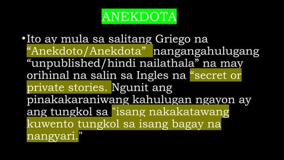 Pagsagot ng mga tanong tungkol sa talaarawan at anekdota | PPTX