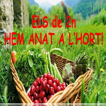 Anem a l'hort | PPTX