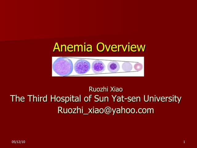 Case Study - Iron Deficiency Anemia | PPTX