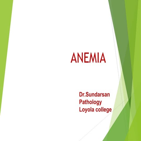 Anemia | PPT